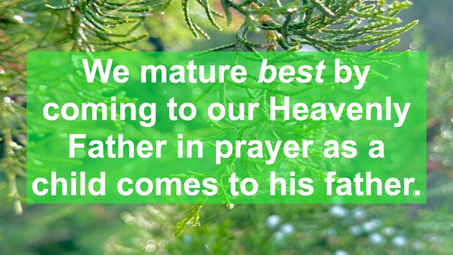 Prayer Changes My Maturity | Craig T. Owens